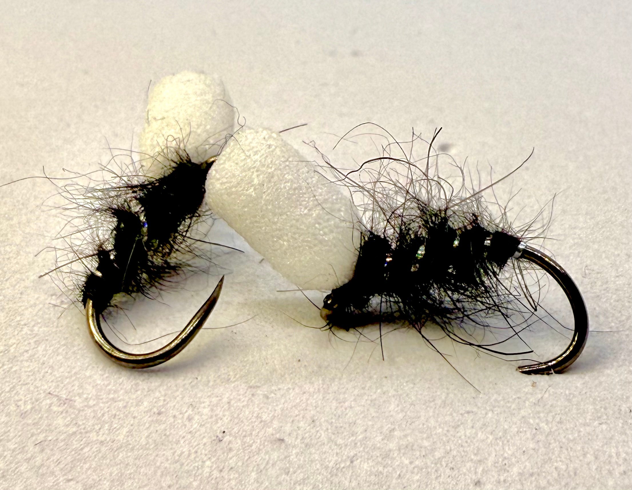 Scruffy Black Top Hat – RJWFlies